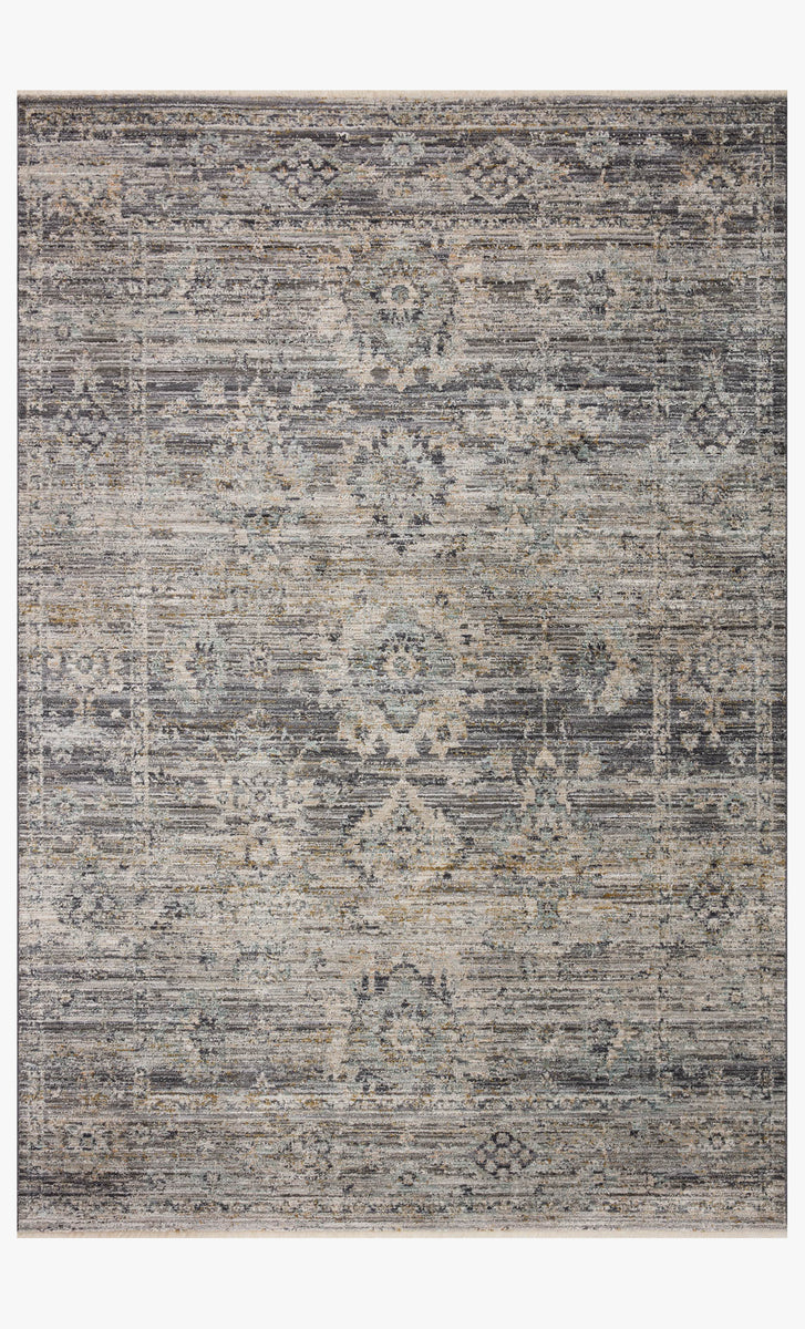 KES-05 JS GRAPHITE / JADE & Loloi Rugs