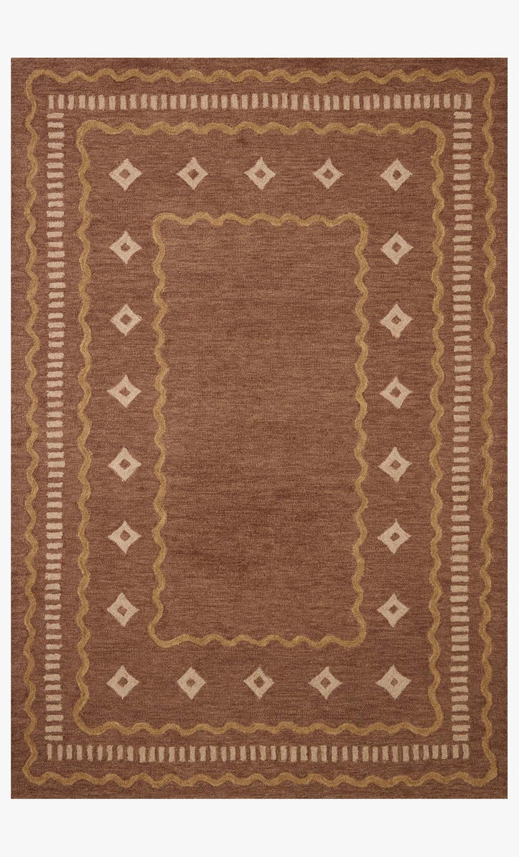 ALF-03 CJ CLAY / SPICE & Loloi Rugs