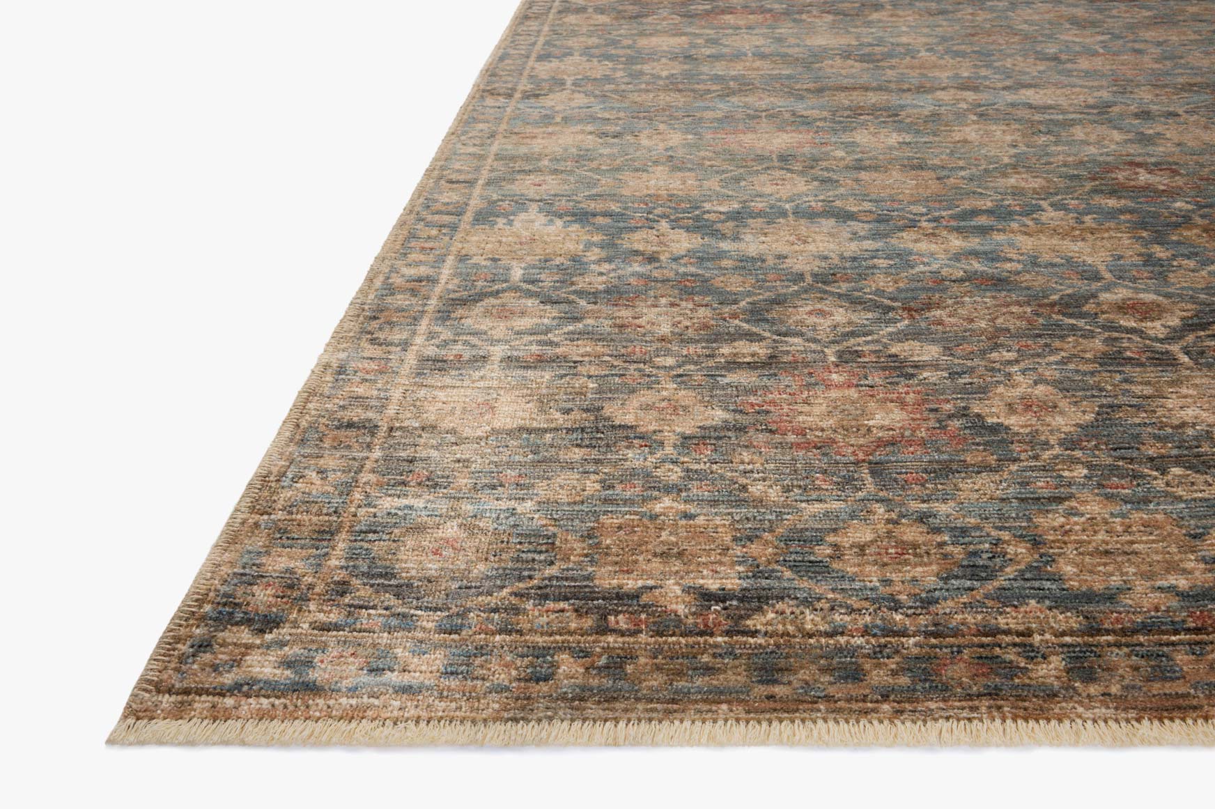 MOL-06 GOLD / BLUE & Loloi Rugs