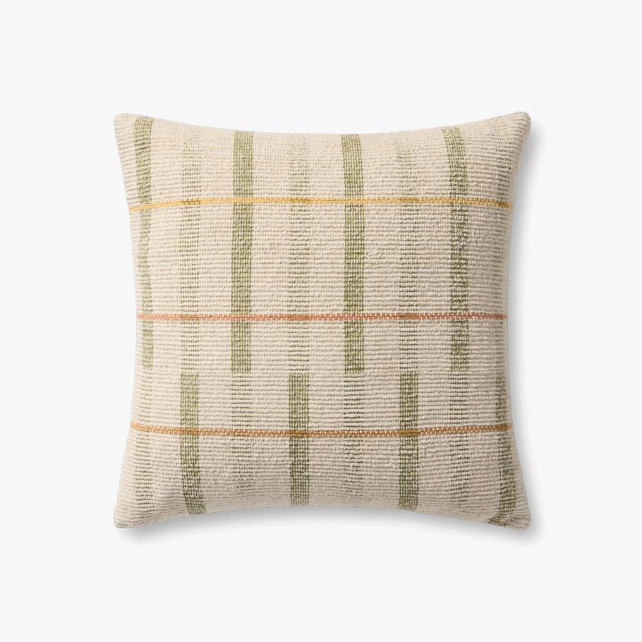 PLL0175 IVORY / GREEN & Loloi Rugs