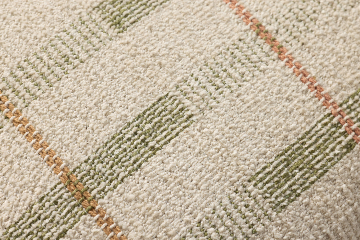 PLL0175 IVORY / GREEN & Loloi Rugs