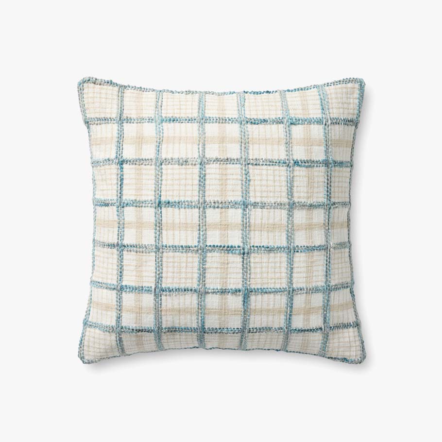 PCJ0035 NORMAN IVORY / BLUE & Loloi Rugs