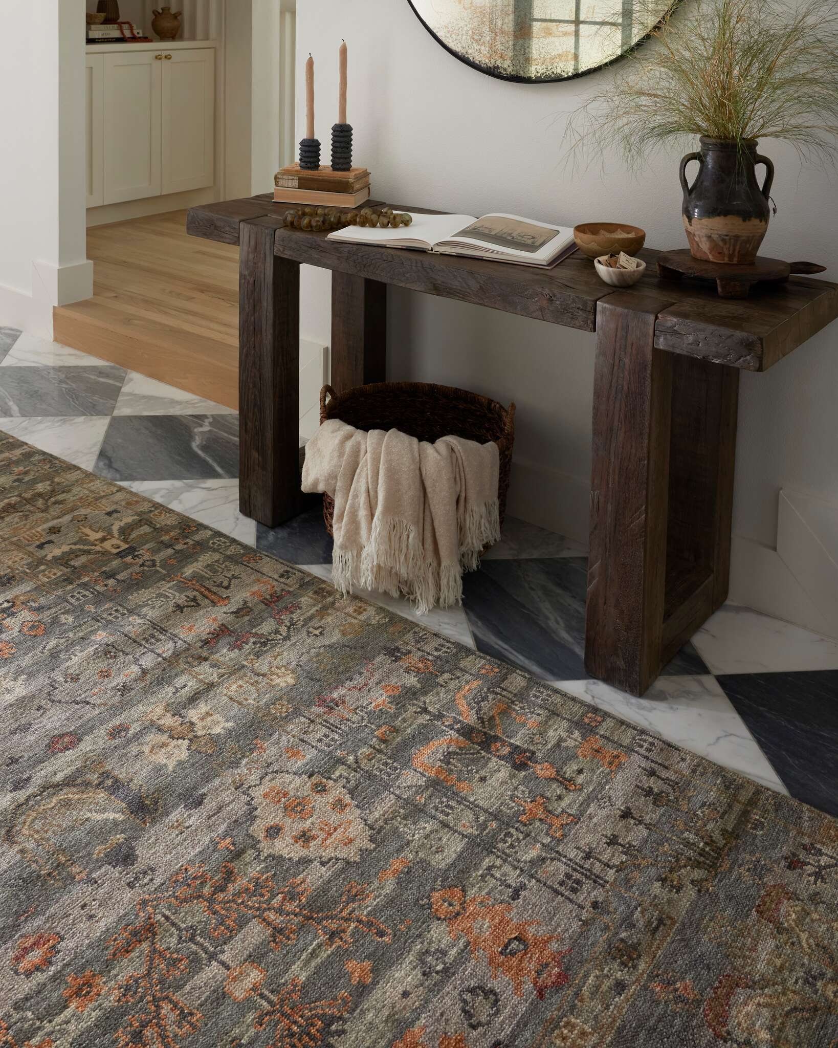 DOM-03 SLATE / MULTI & Loloi Rugs