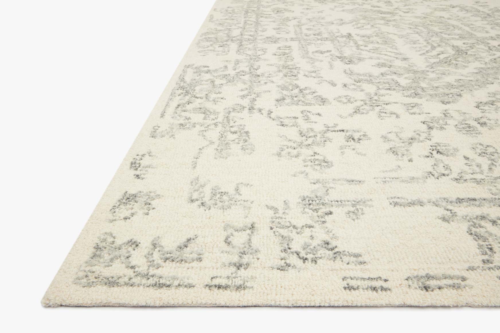 ANN-01 MH WHITE / GREY & Loloi Rugs