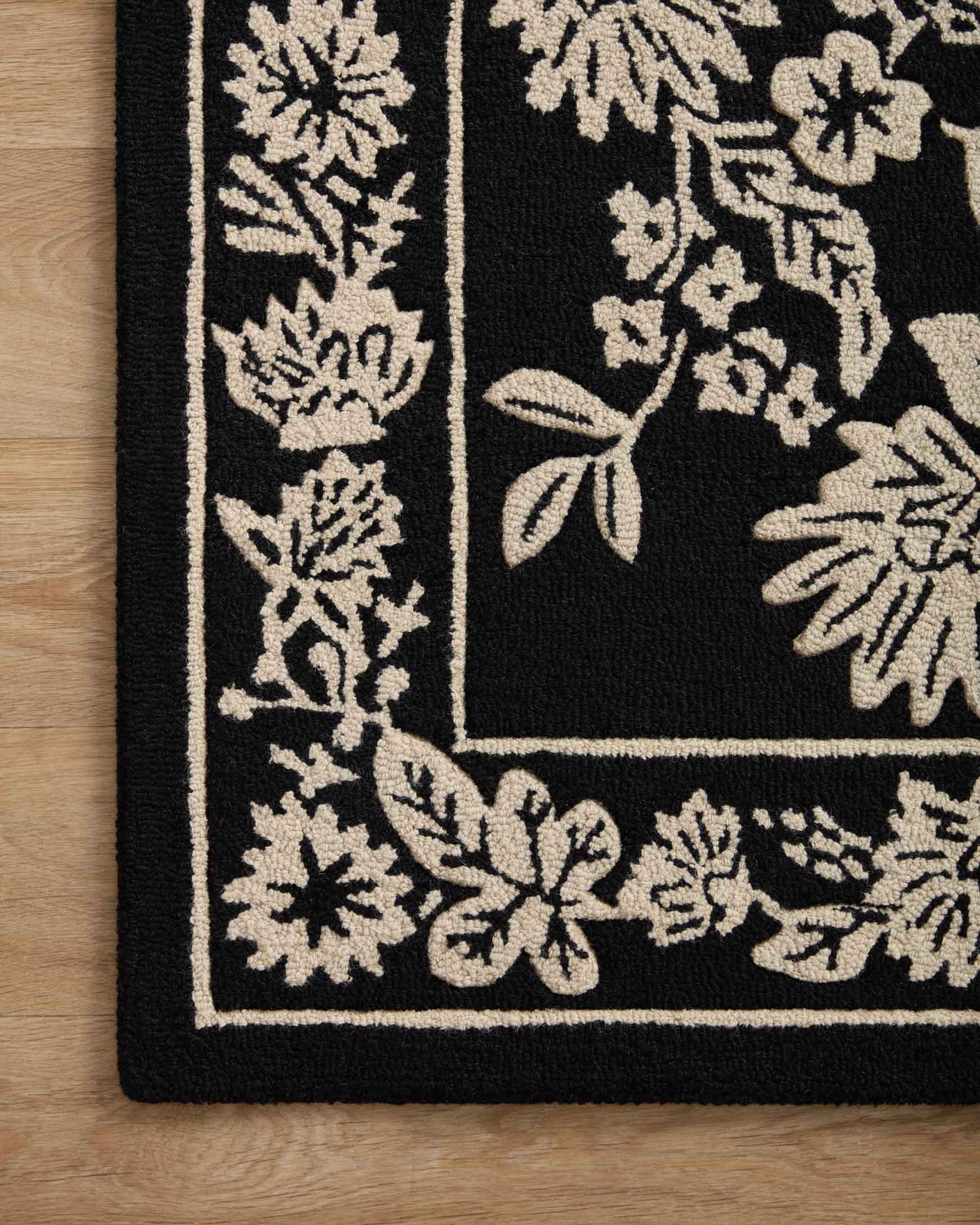 ARB-01 AVIARY RP BLACK & Loloi Rugs