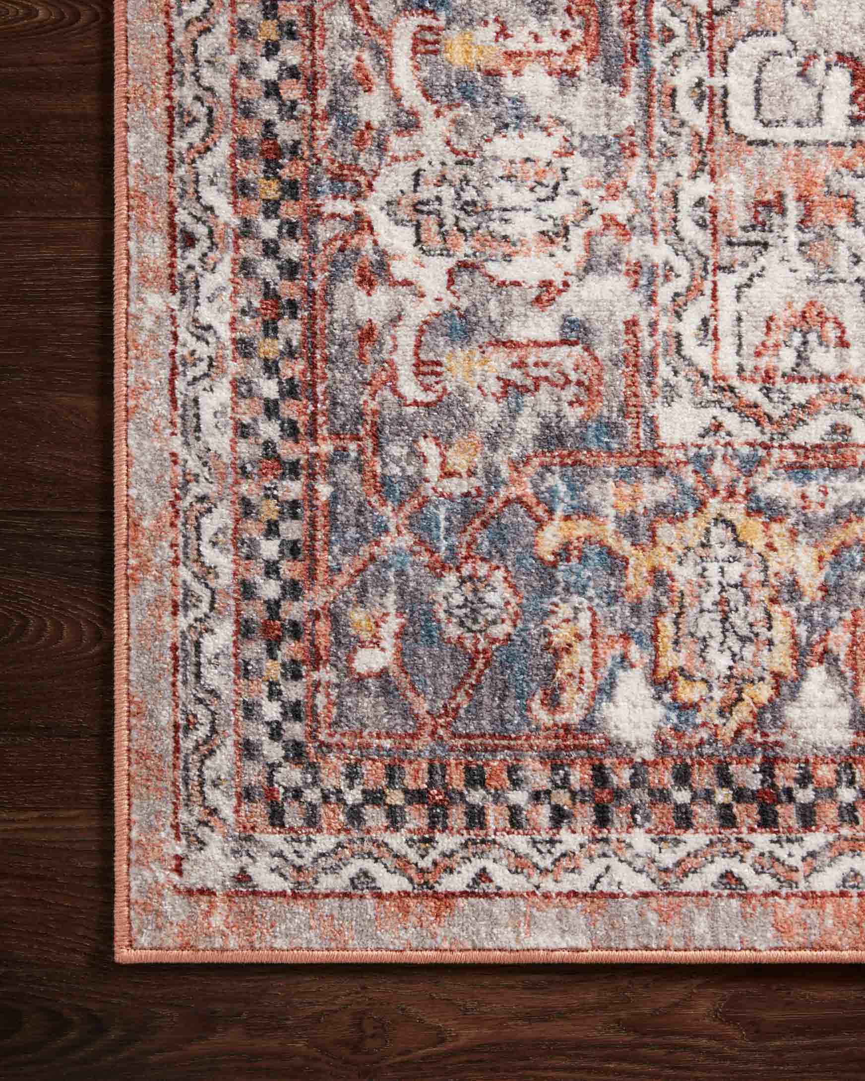 CSN-01 RUST / MULTI & Loloi Rugs
