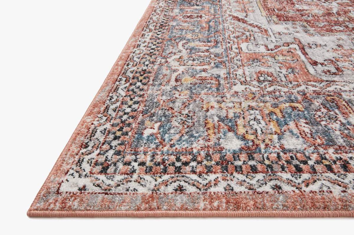 CSN-01 RUST / MULTI & Loloi Rugs