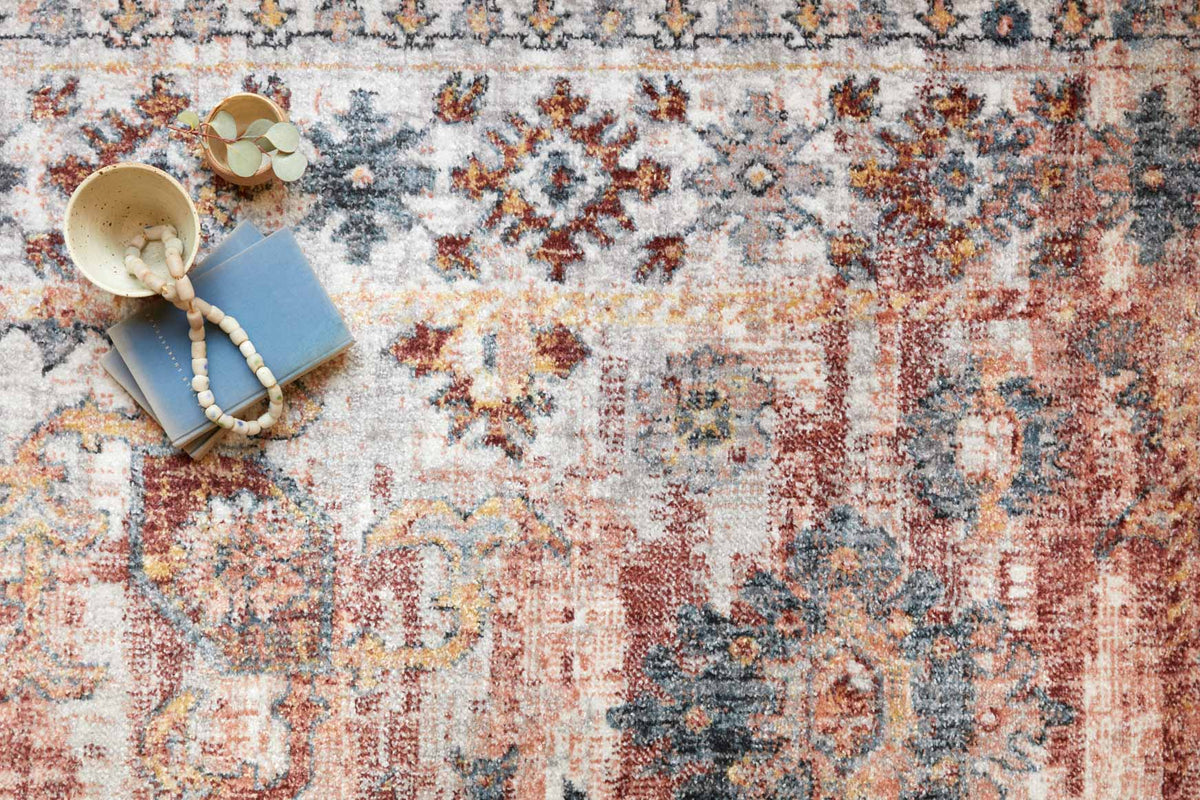 CSN-06 RUST / MULTI & Loloi Rugs