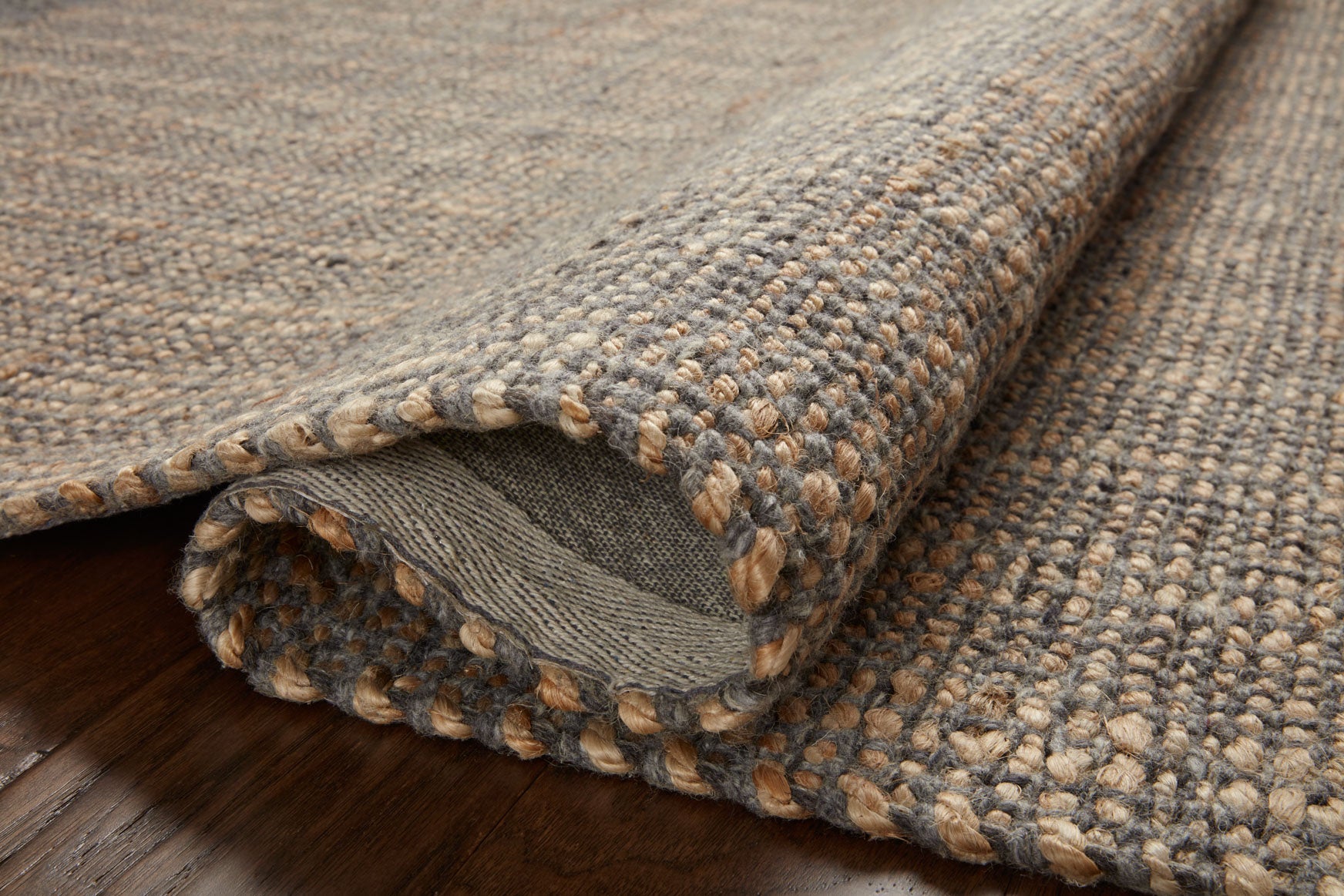 CRN-01 JS CHARCOAL / NATURAL & Loloi Rugs