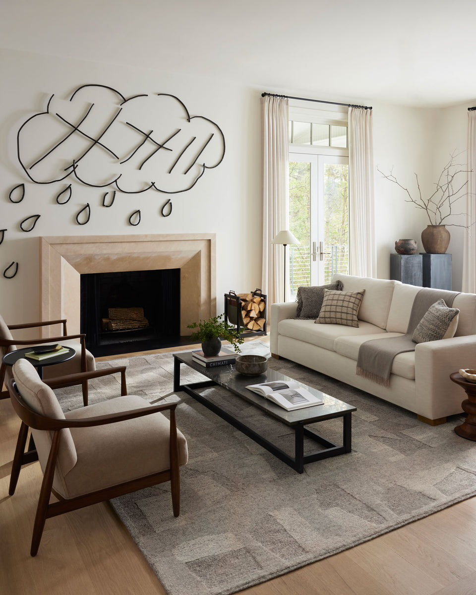 FRL-02 CC STONE / DOVE & Loloi Rugs