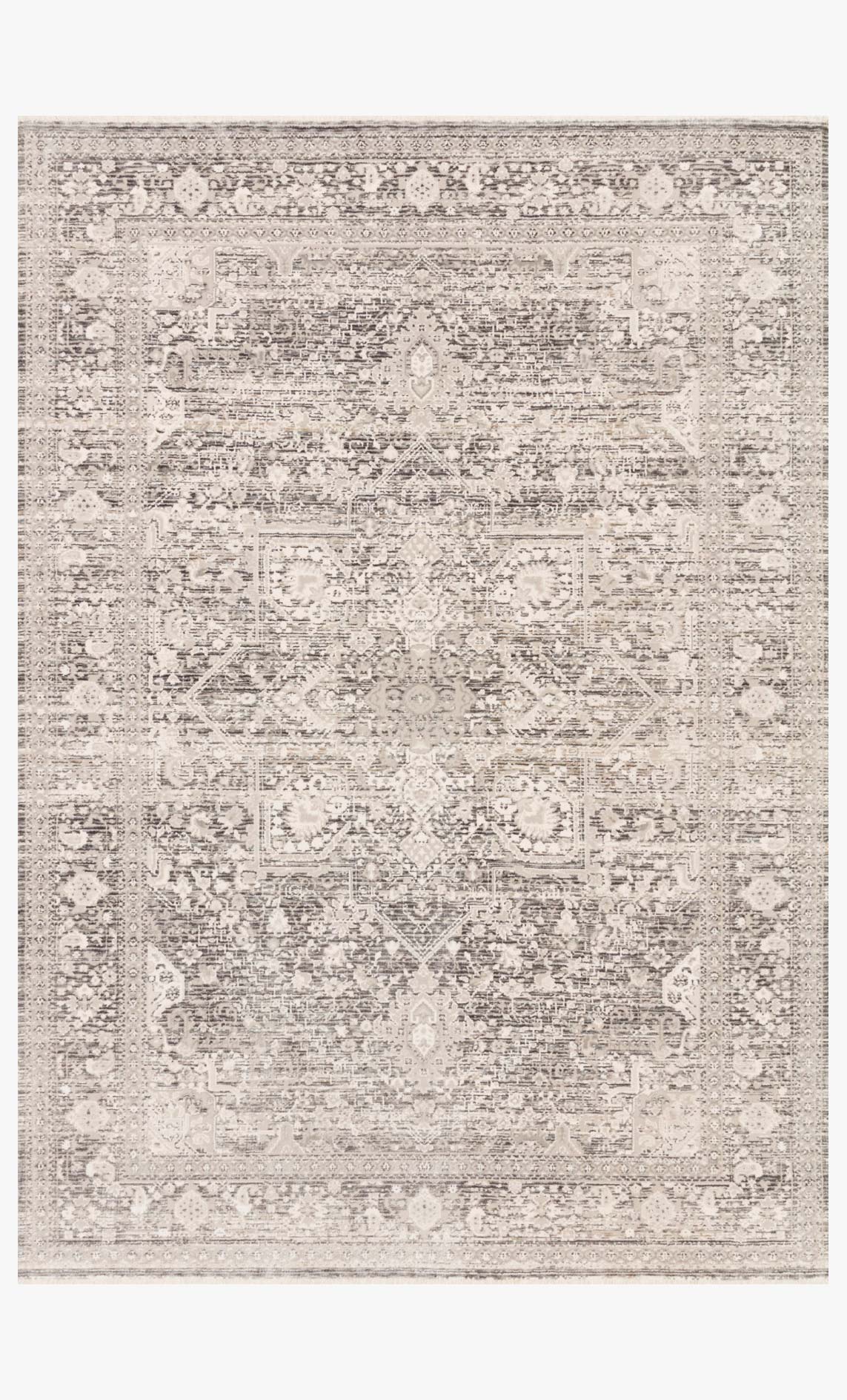 HOM-01 GRAPHITE / BEIGE & Loloi Rugs