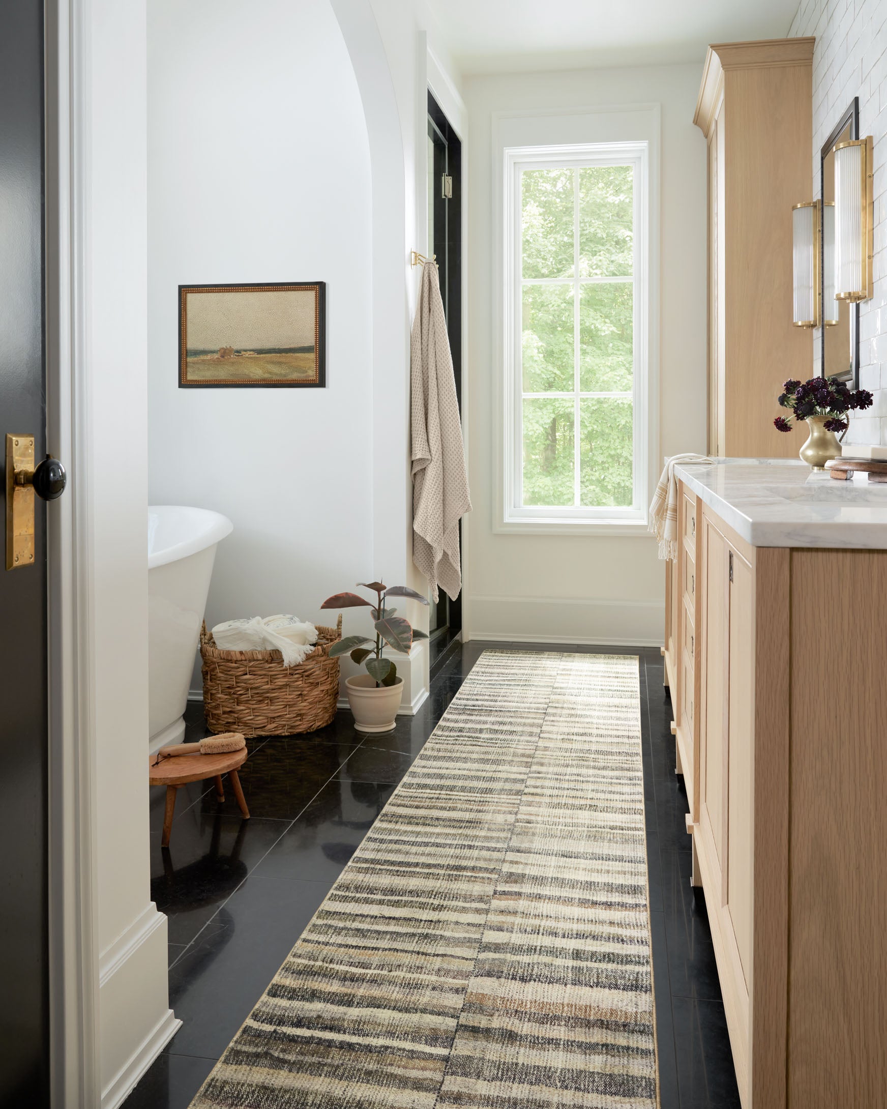 HUM-01 CJ NATURAL / MOSS & Loloi Rugs