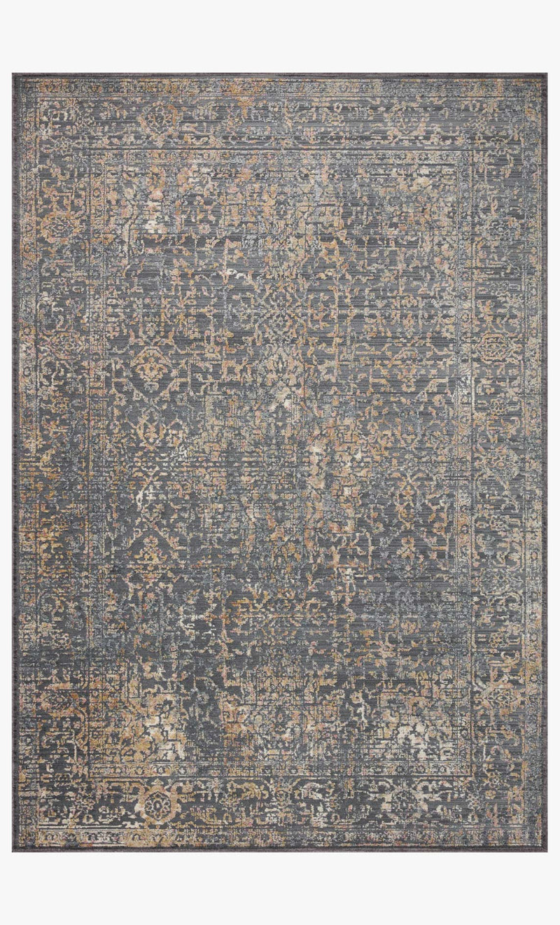 INA-05 GRAPHITE / SUNSET & Loloi Rugs