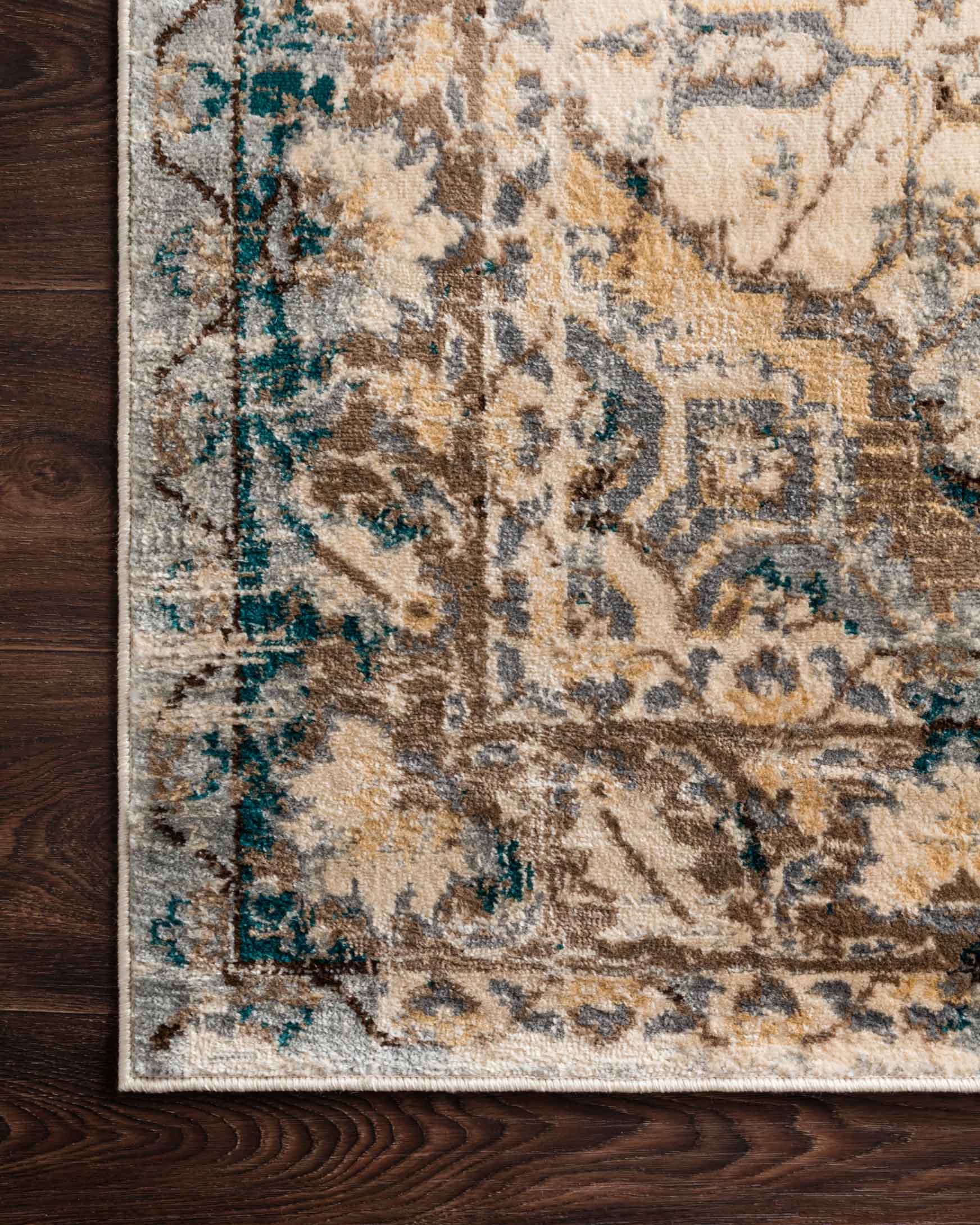 ISA-02 OATMEAL / BARK & Loloi Rugs