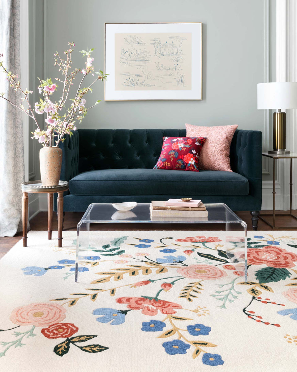 LES-04 RP IVORY / MULTI & Loloi Rugs