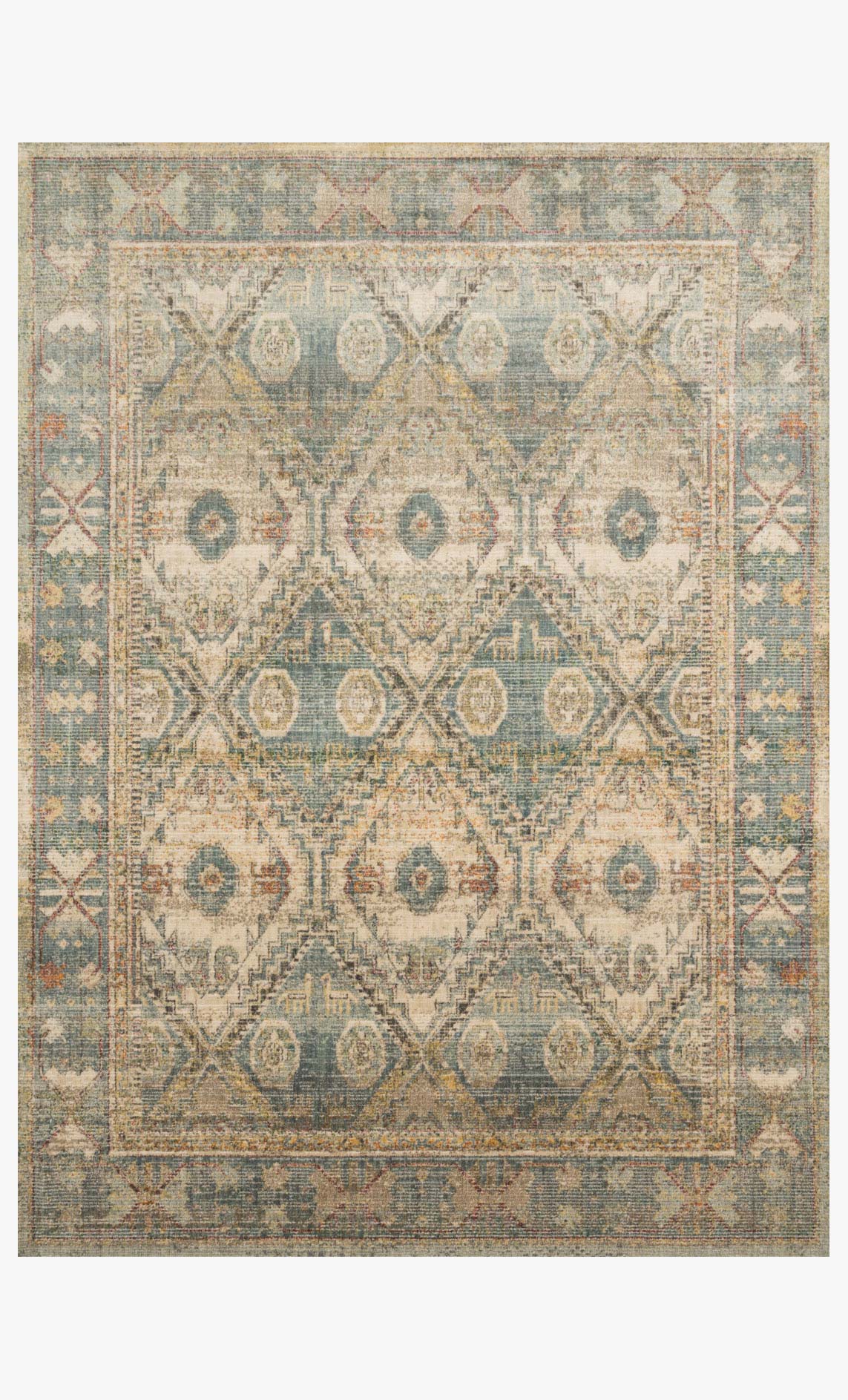 LIN-06 MH MULTI / IVORY & Loloi Rugs