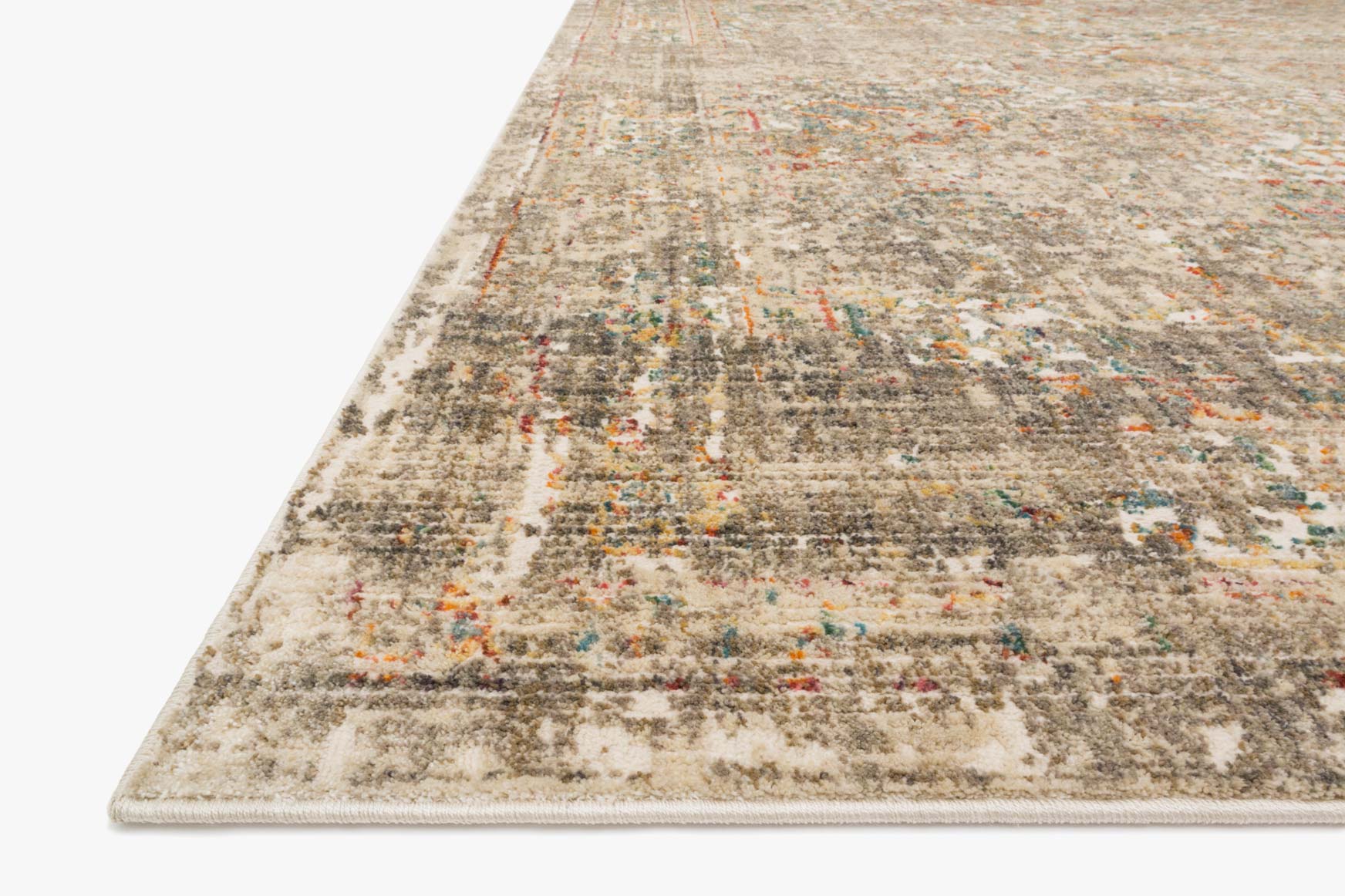 LIN-04 MH TAUPE / MIST & Loloi Rugs