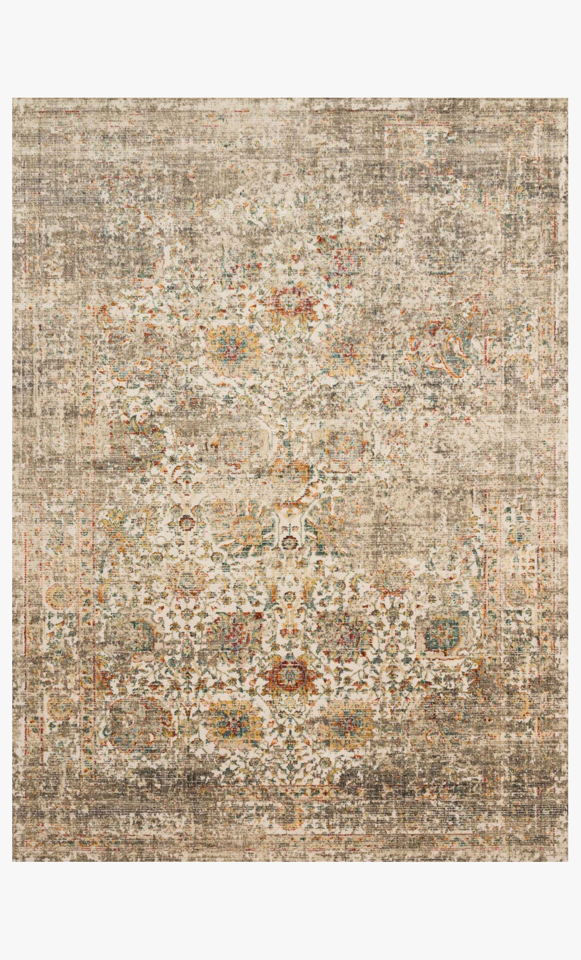 LIN-04 MH TAUPE / MIST & Loloi Rugs