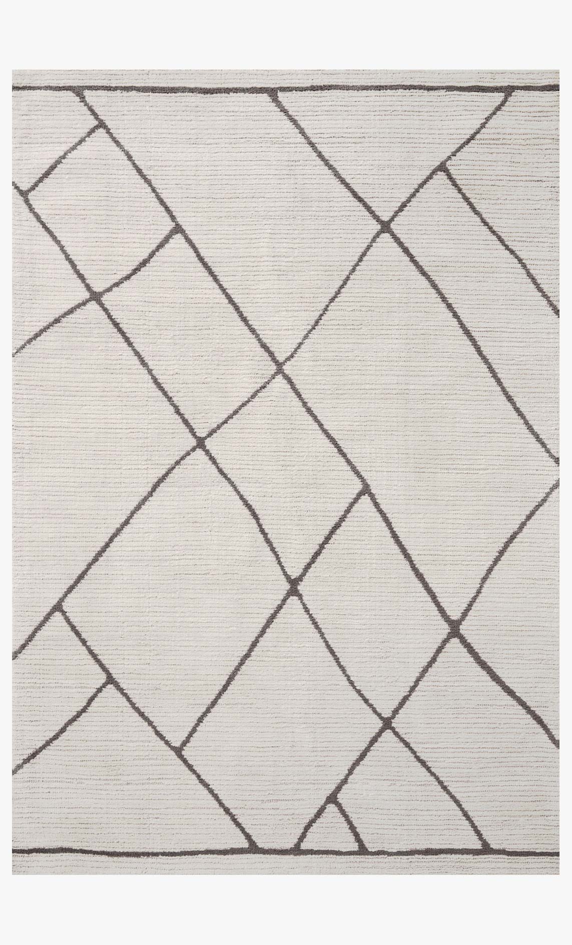 LOG-01 MH SLATE / WHITE & Loloi Rugs