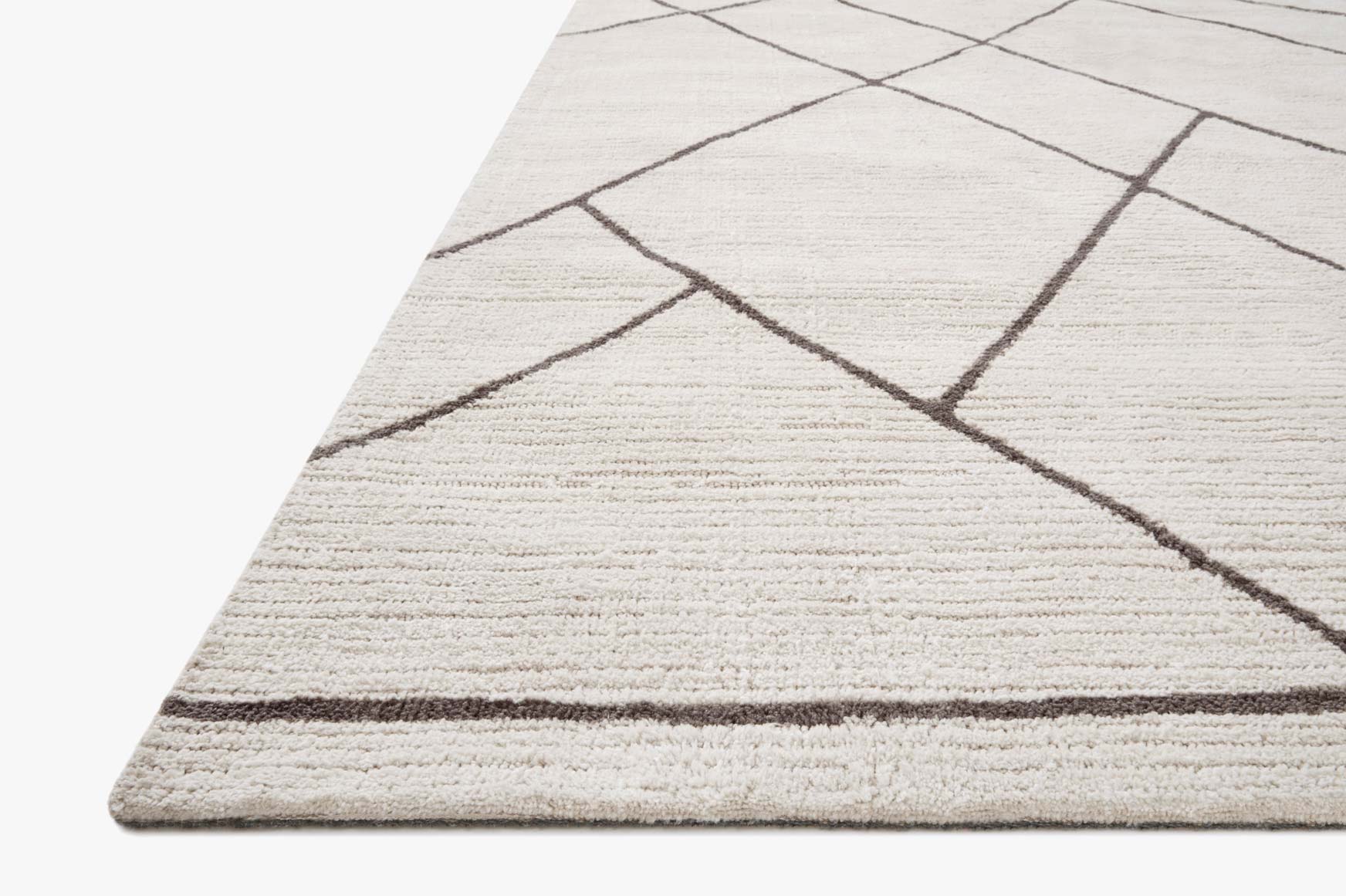 LOG-01 MH SLATE / WHITE & Loloi Rugs