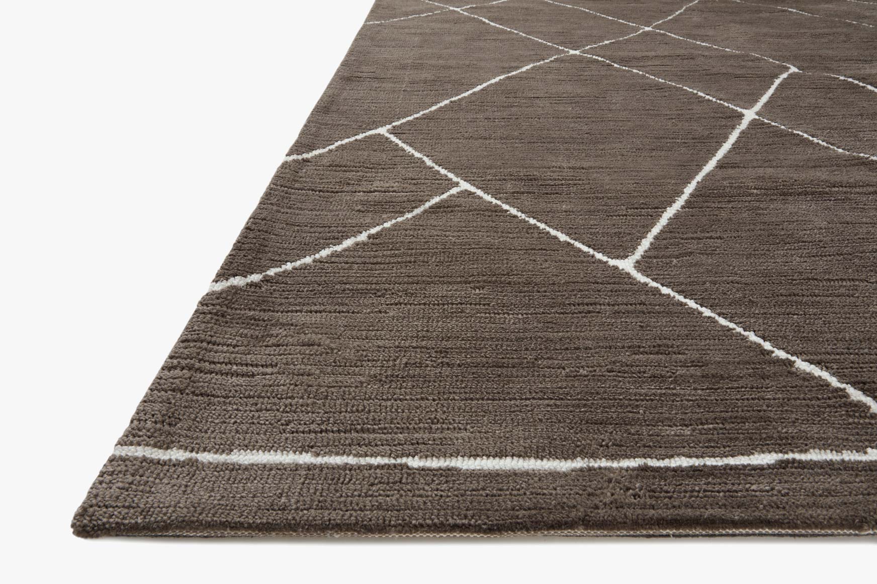 LOG-01 MH SLATE / WHITE & Loloi Rugs