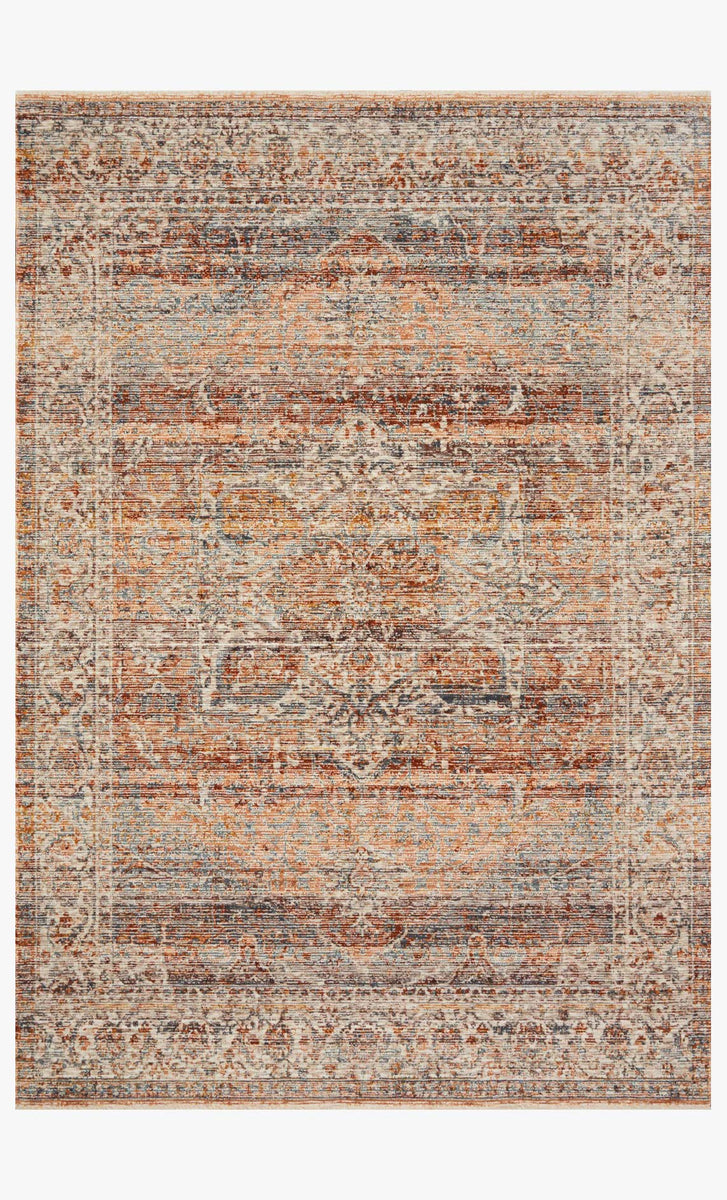 LOU-07 TANGERINE / OCEAN & Loloi Rugs