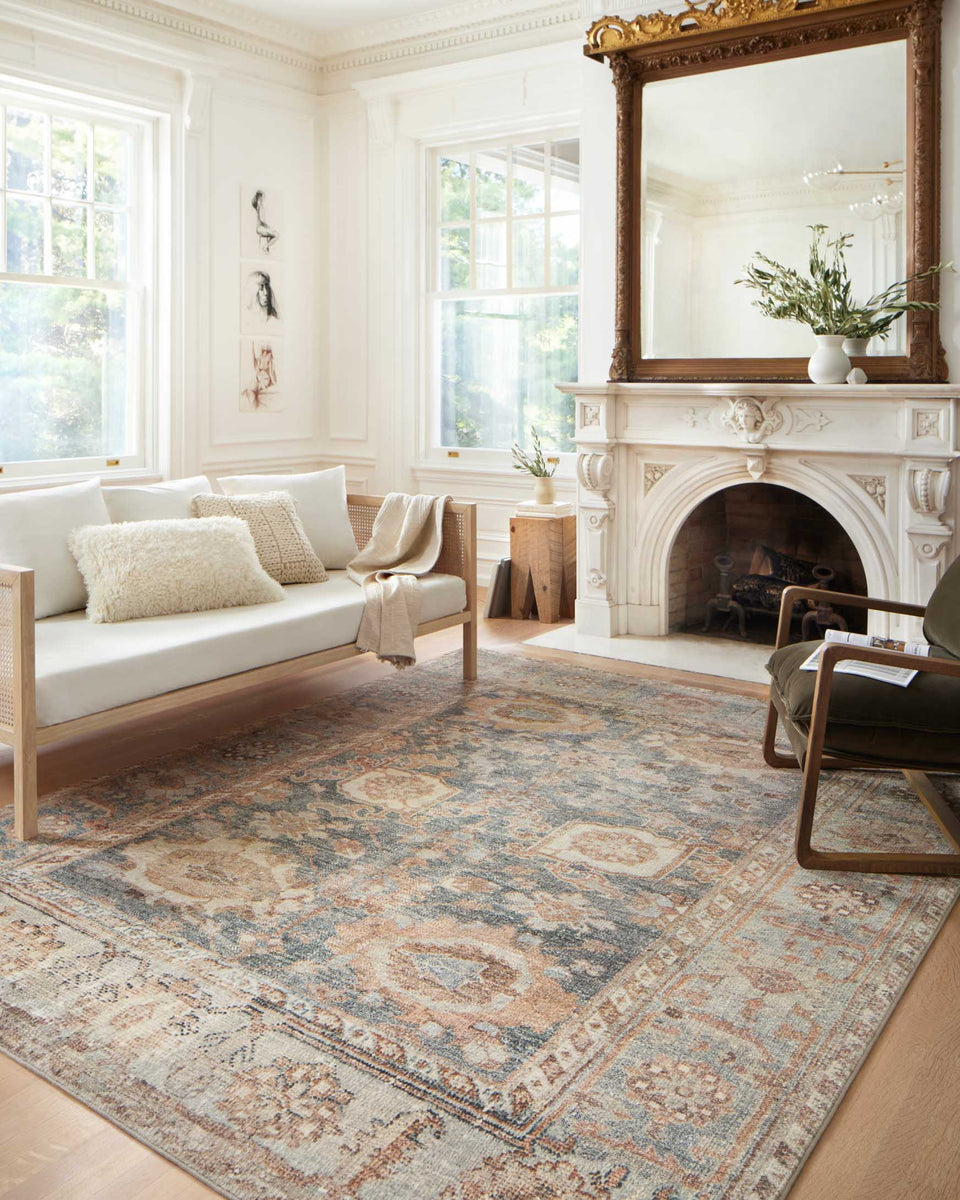 MAT-03 OCEAN / SPICE & Loloi Rugs