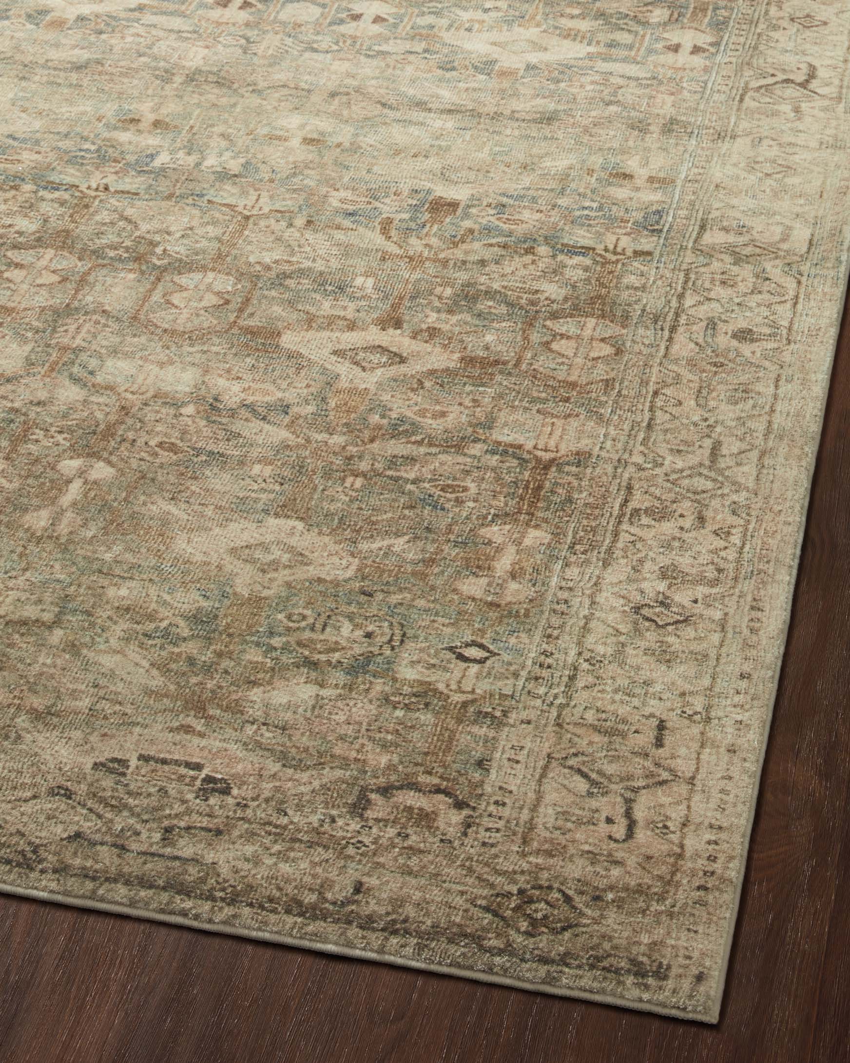 MAT-04 ANTIQUE / SAGE & Loloi Rugs
