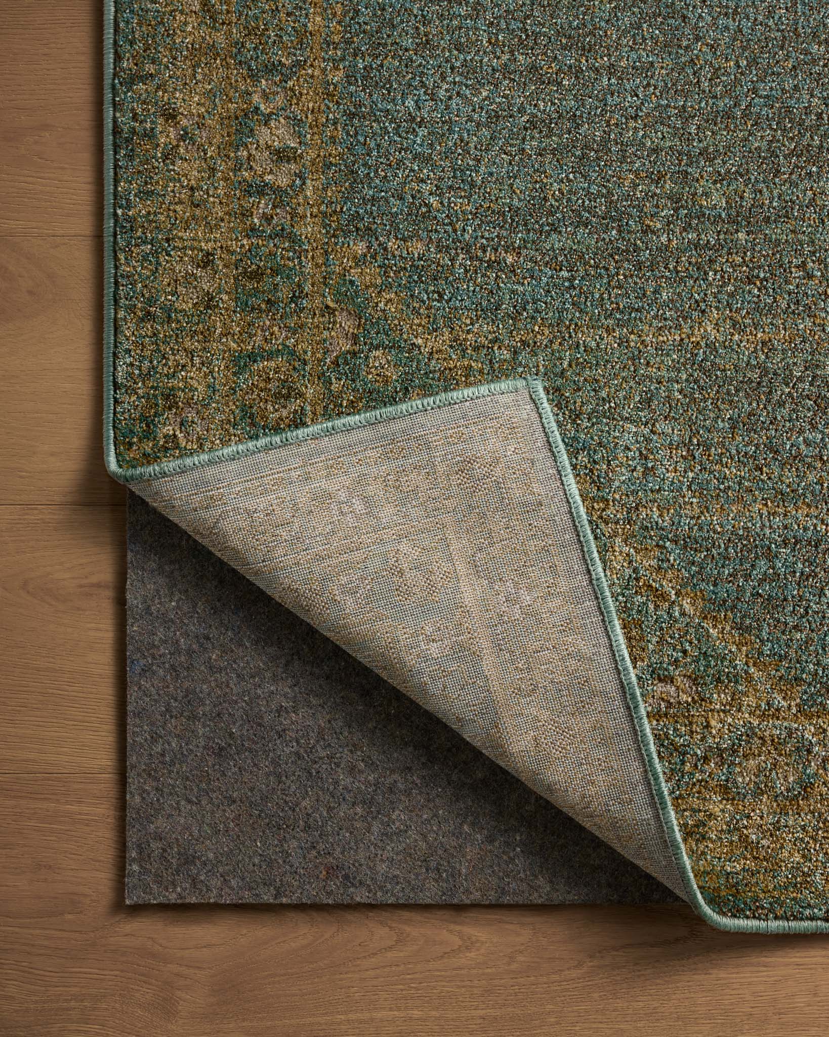 MOA-04 MH AQUA / WHEAT & Loloi Rugs