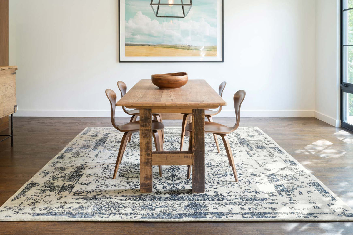 PU-02 HEATHER GRAY / NAVY & Loloi Rugs