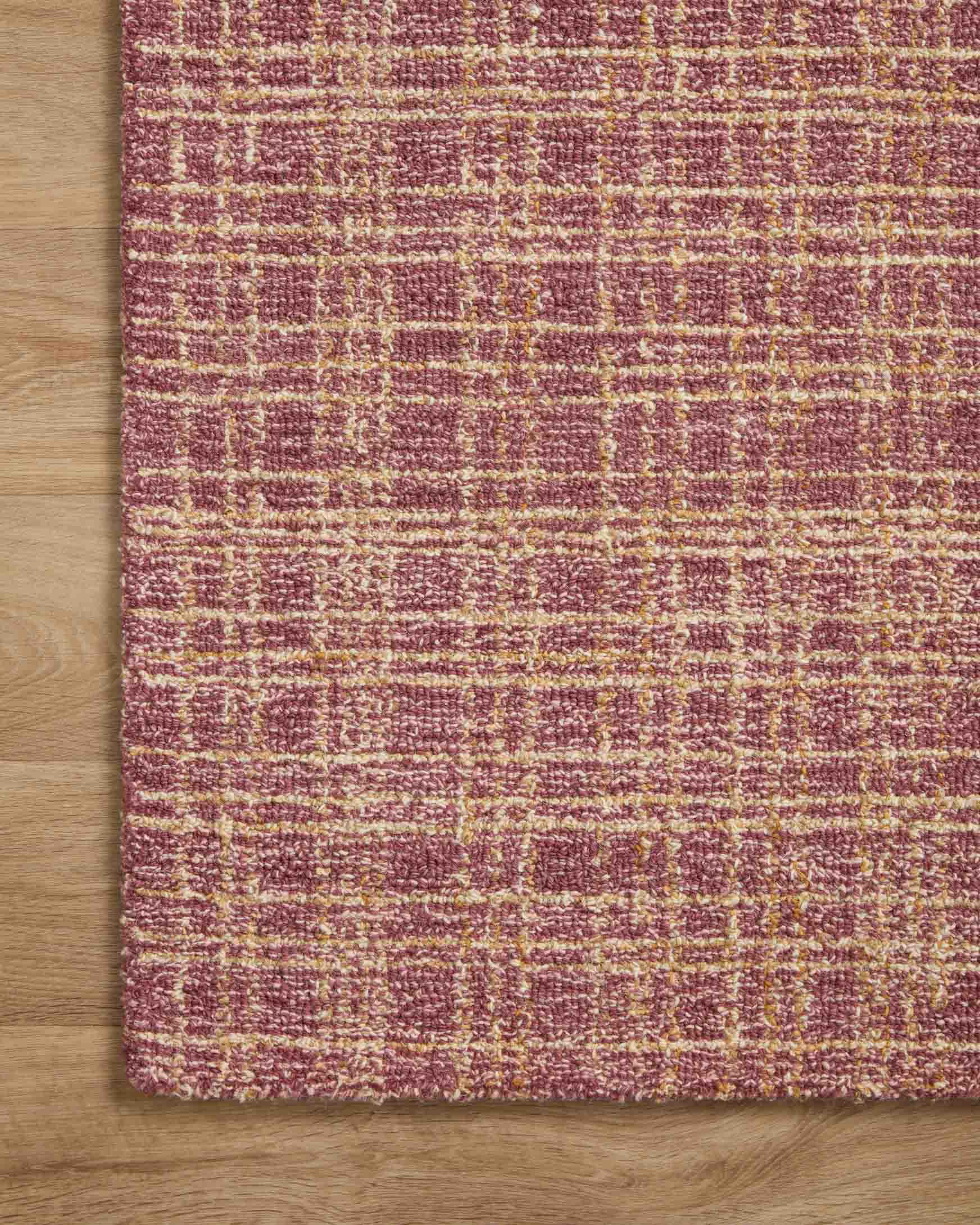 POL-03 CJ BERRY / NATURAL & Loloi Rugs