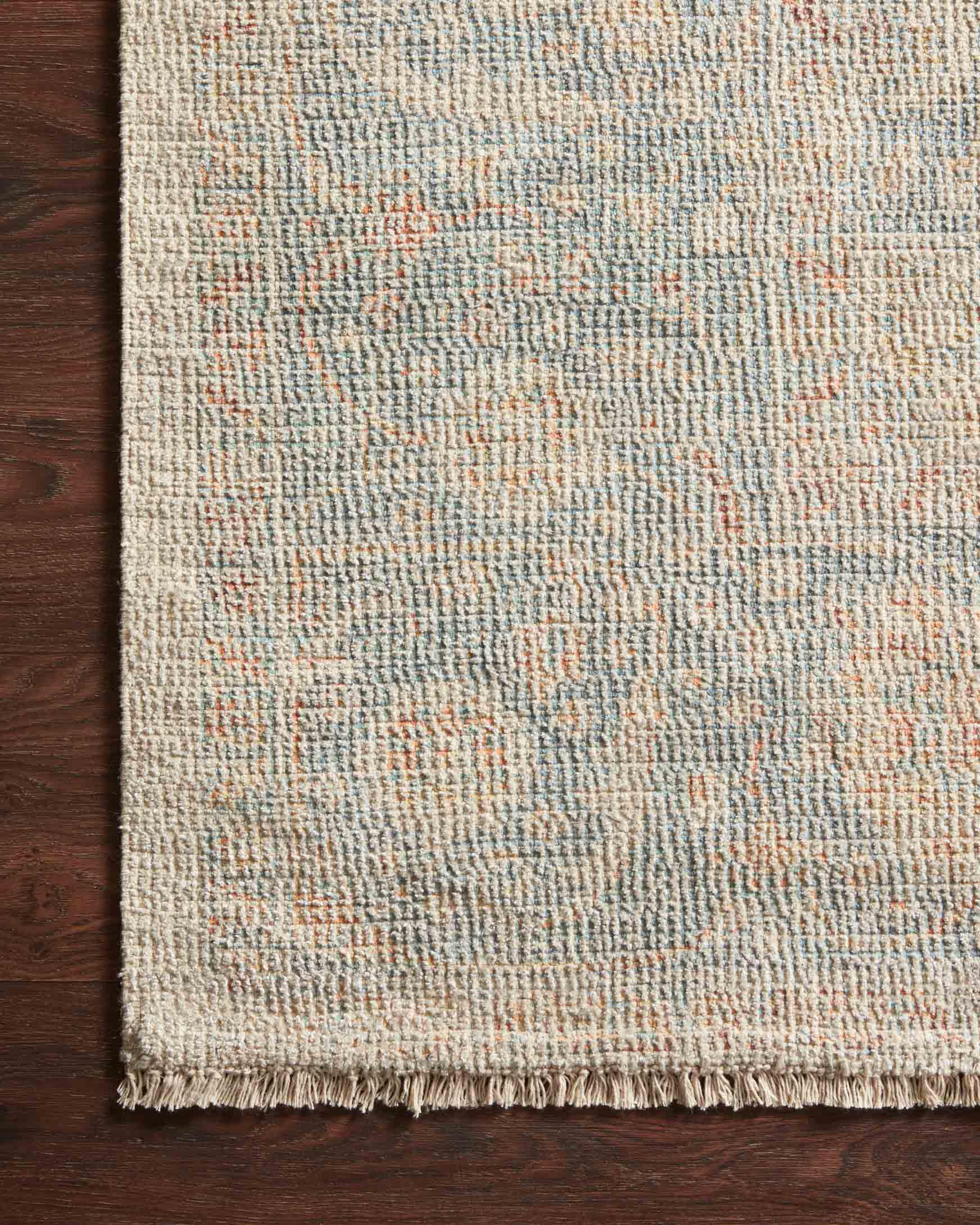 PRY-08 BONE / BLUESTONE & Loloi Rugs