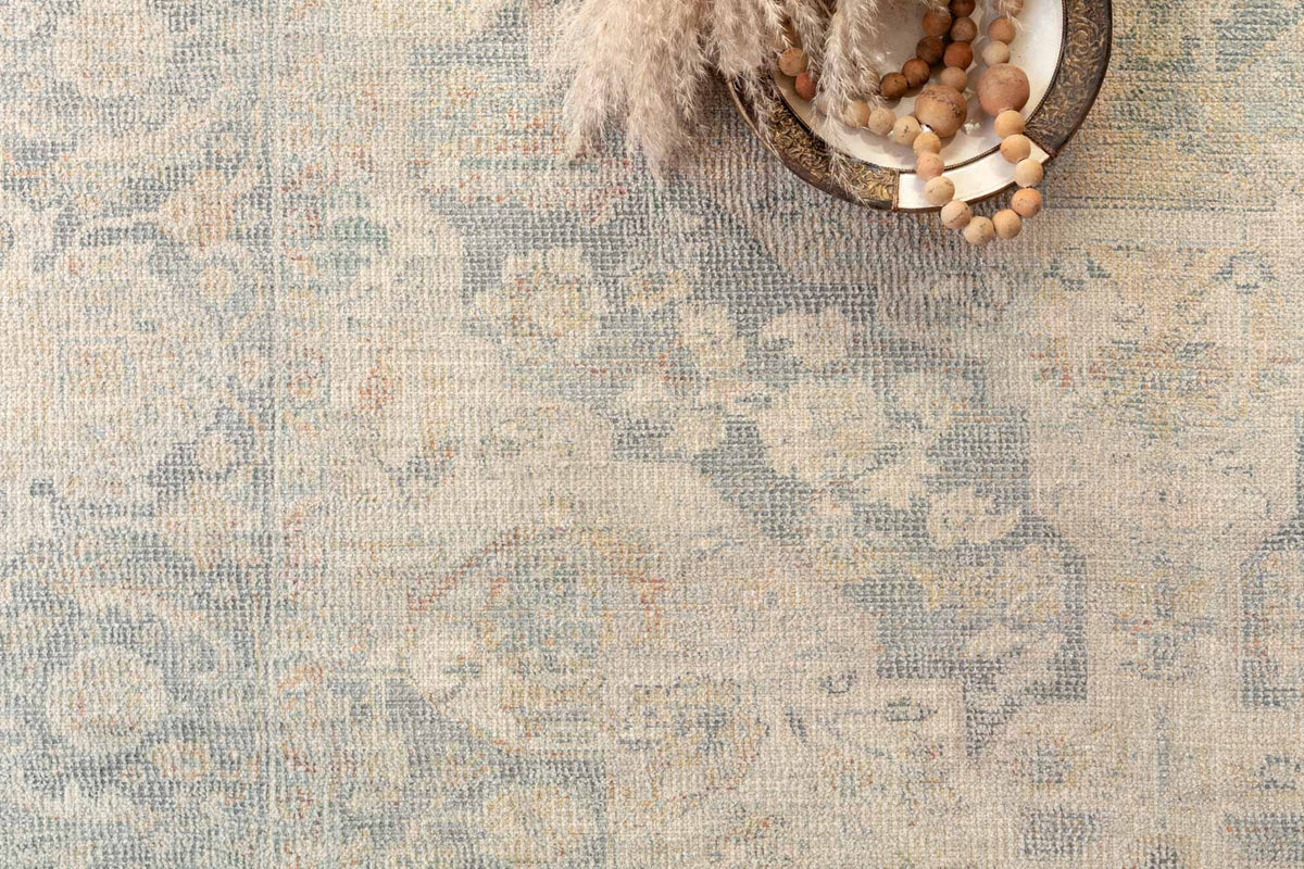 PRY-08 BONE / BLUESTONE & Loloi Rugs