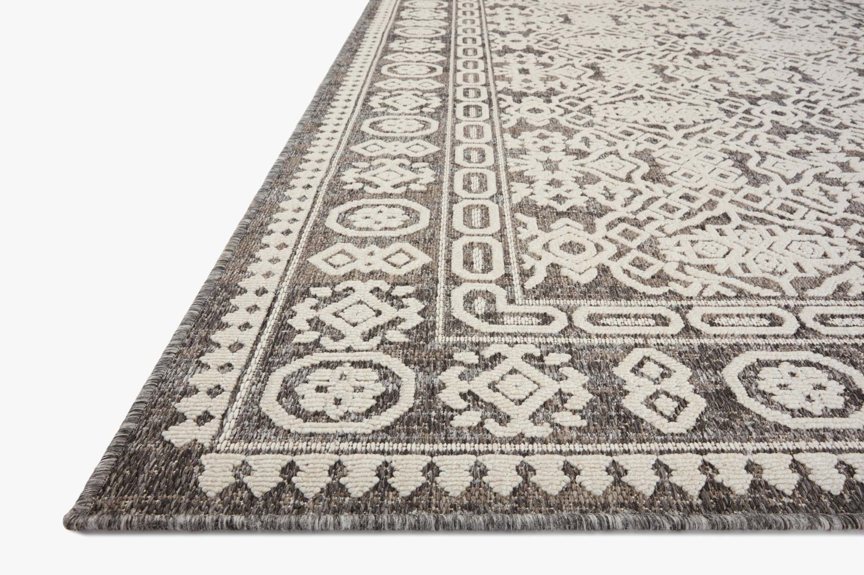 RAI-01 IVORY / GREY & Loloi Rugs