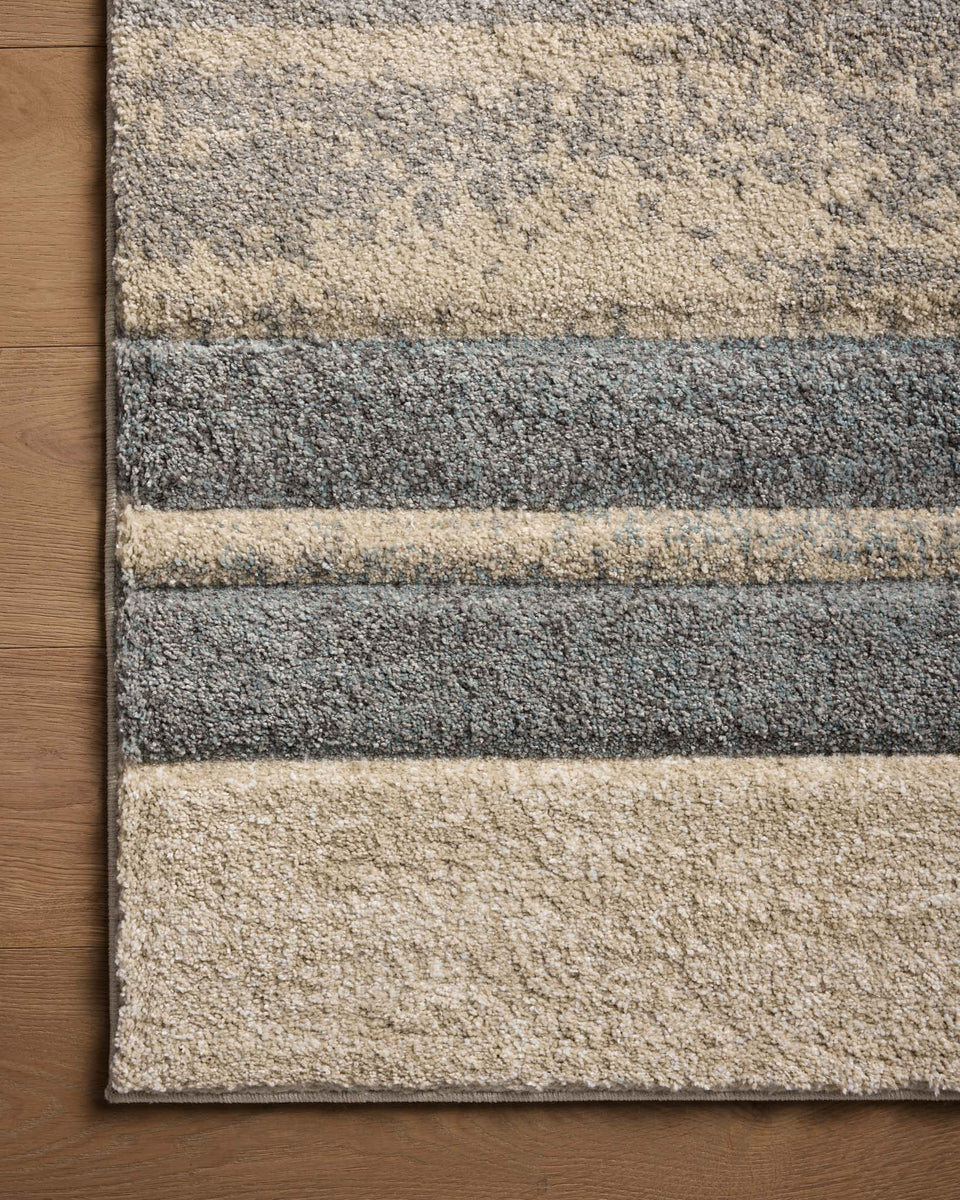 SLA-07 SLATE / SAND & Loloi Rugs