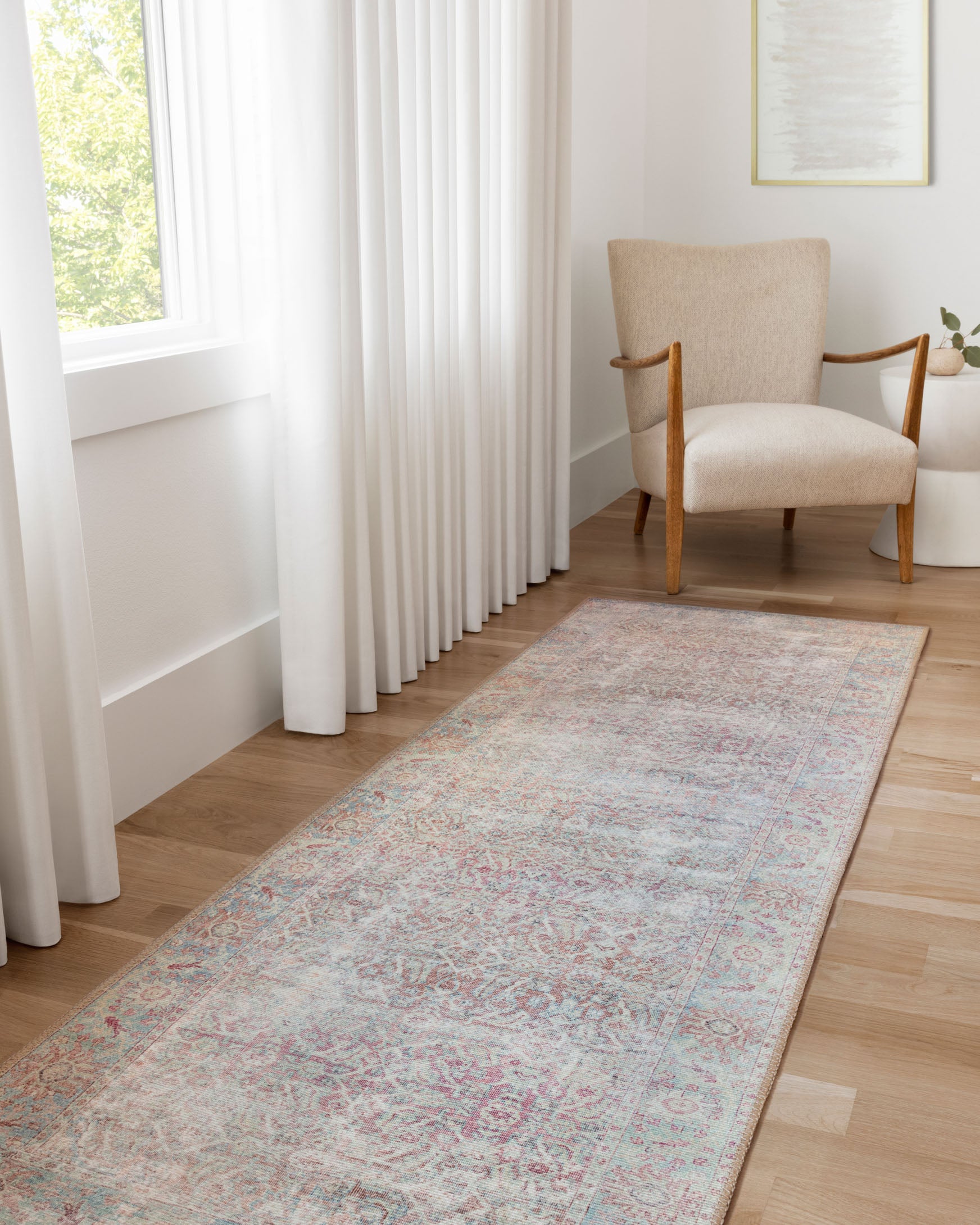 WYN-04 RED / TEAL & Loloi Rugs