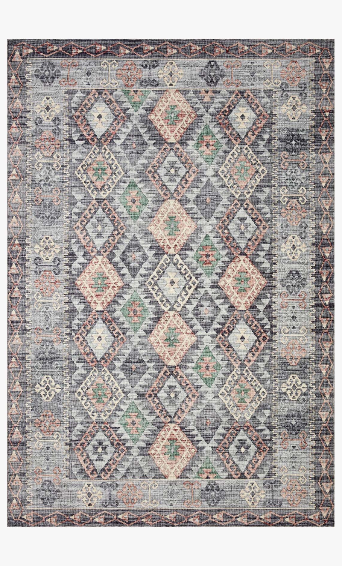 ZIO-05 RED / MULTI & Loloi Rugs